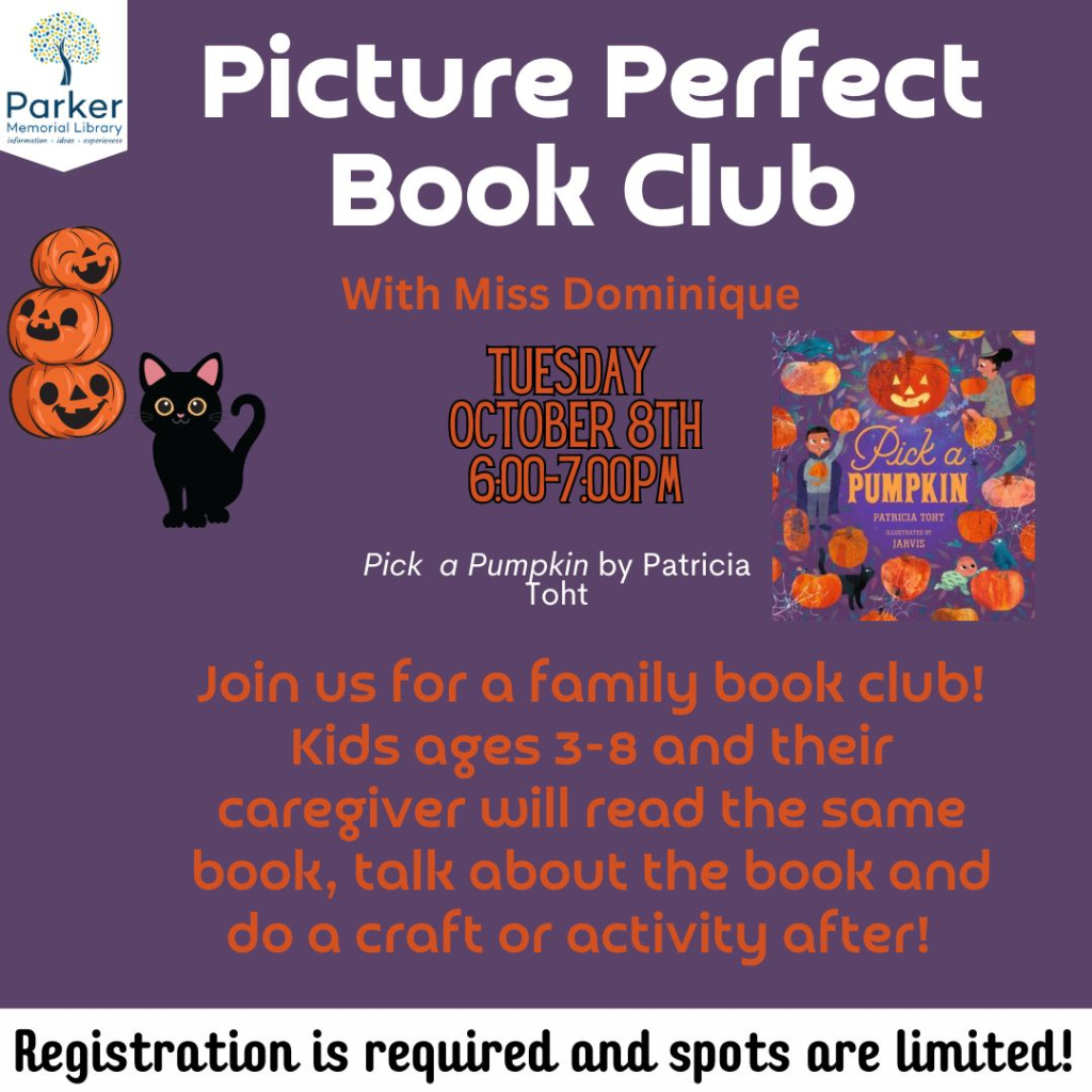 10/08/2024 | Picture Perfect Book Club: Pick a Pumpkin by Patricia Toht ...