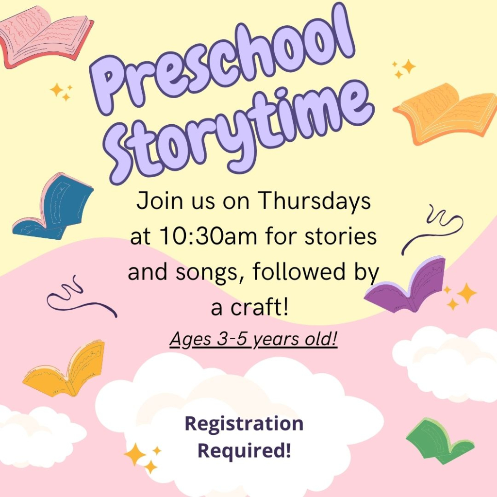 07/03/2025 | Preschool Storytime with Miss Dominique | Parker Memorial ...