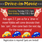 07/26/2024 | Drive-In Movie | Parker Memorial Library