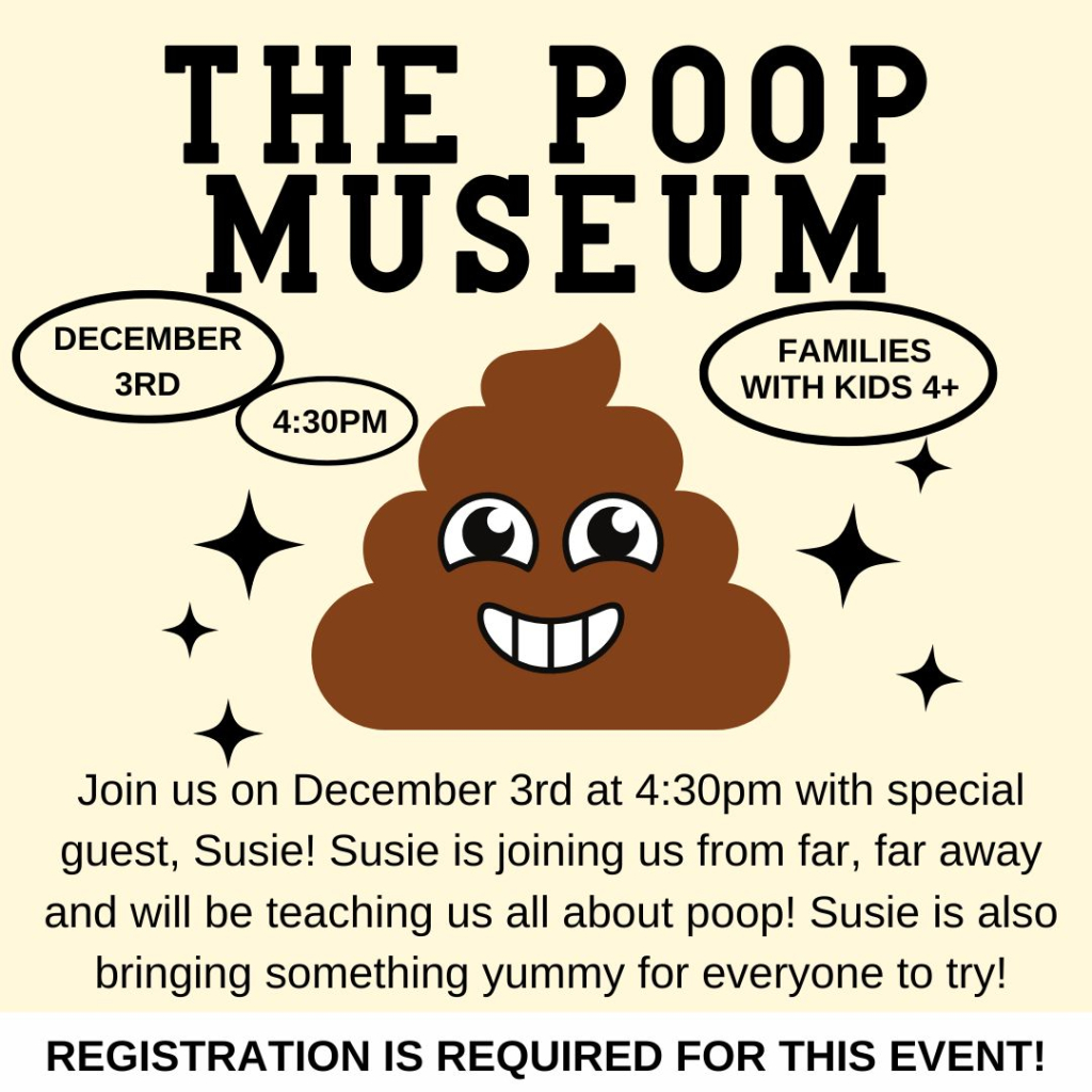 12/03/2024 | The Poop Museum | Parker Memorial Library