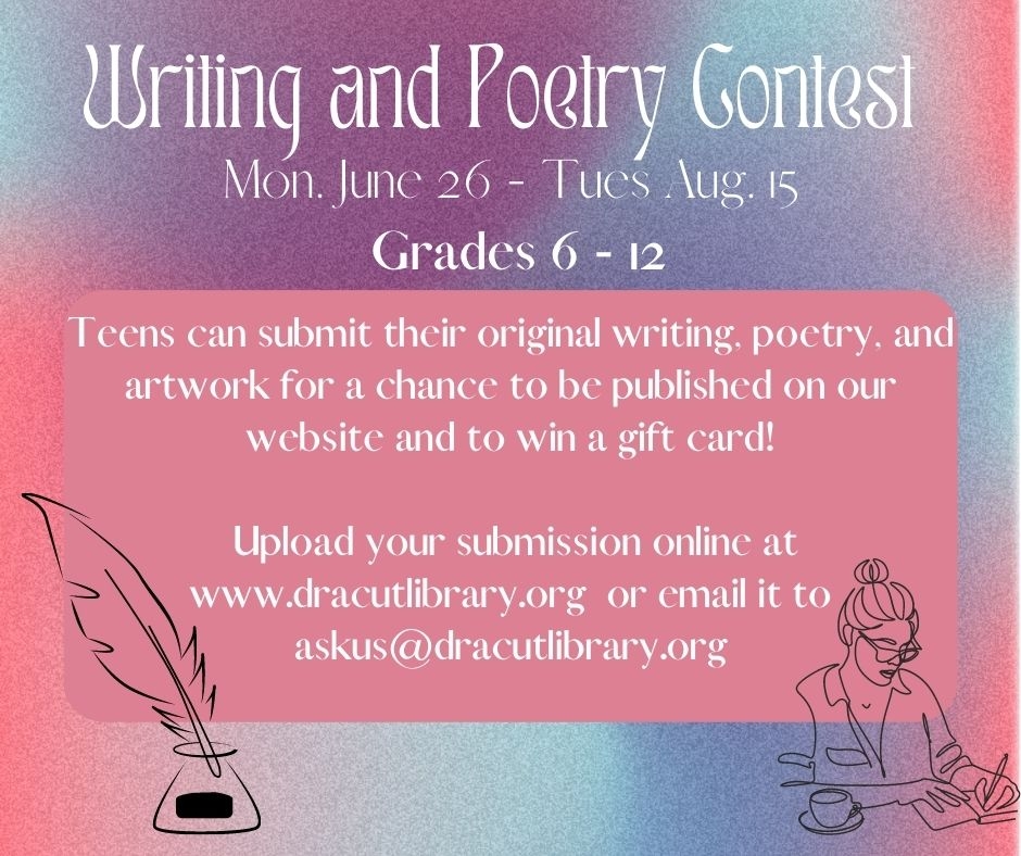 06/26/2023 | YA Writing and Poetry Contest | Parker Memorial Library