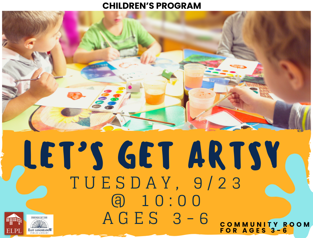 Tuesday, September 23, 2025 | Let's Get Artsy | East Longmeadow Public ...