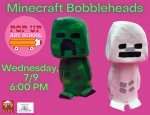 07/09/2025 | Minecraft Bobbleheads | East Longmeadow Public Library