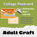 05/07/2025 | Adult Craft Night: Collage Postcards | Fitchburg Public ...