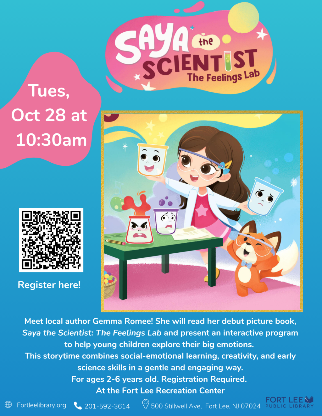 Tuesday, October 28, 2025 | Saya the Scientist: The Feelings Lab ...