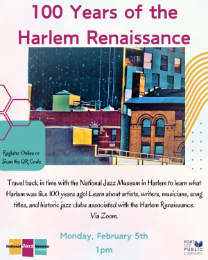 02/05/2024 | 100 Years of the Harlem Renaissance | Fort Lee Public Library