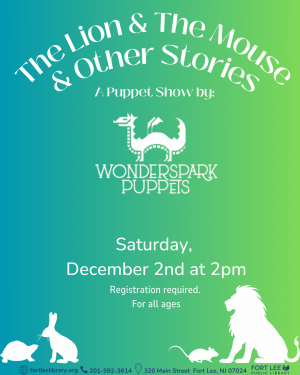 12/02/2023 | The Lion & The Mouse: A Puppet Show by WonderSpark Puppets ...