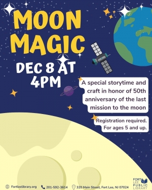 Thursday, December 8, 2022 | Moon Magic | Fort Lee Public Library