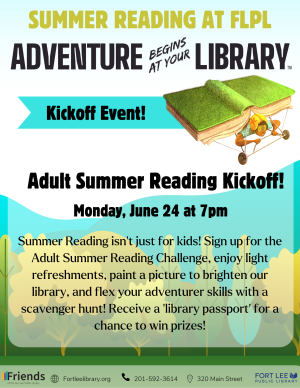 06/24/2024 | Adult Summer Reading Kick Off! | Fort Lee Public Library