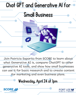 04/24/2024 | Chat GPT and Generative AI for Small Business (VIRTUAL ...