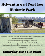 06/08/2024 | Adventure at Fort Lee Historic Park | Fort Lee Public Library
