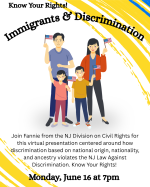 06/16/2025 | Know Your Rights - Immigrants & Discrimination | Fort Lee ...