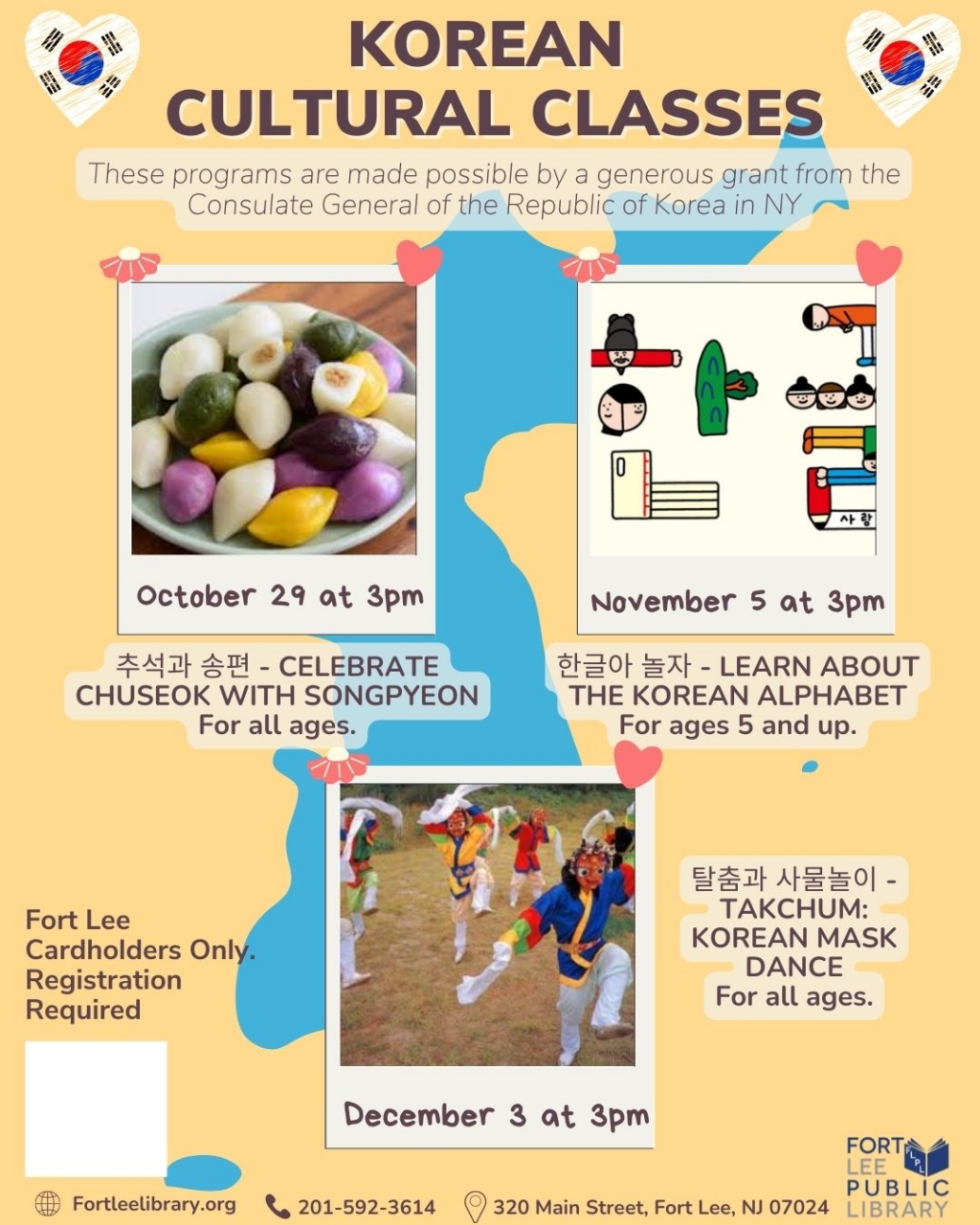 11/05/2022 | Korean Cultural Classes: Learn about the Korean Alphabet ...