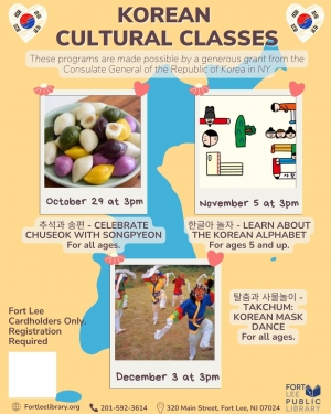 11/05/2022 | Korean Cultural Classes: Learn about the Korean Alphabet ...