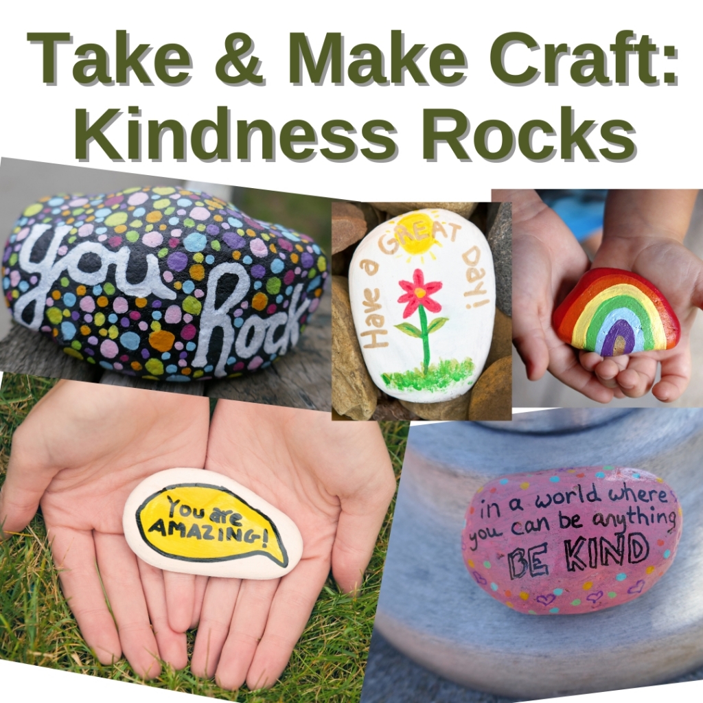 05/12/2023 | Take & Make Craft: Kindness Rock Kit | Gleason Public Library