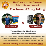 11/14/2023 | FOGPL Annual Meeting: The Power of Story Telling | Gleason ...