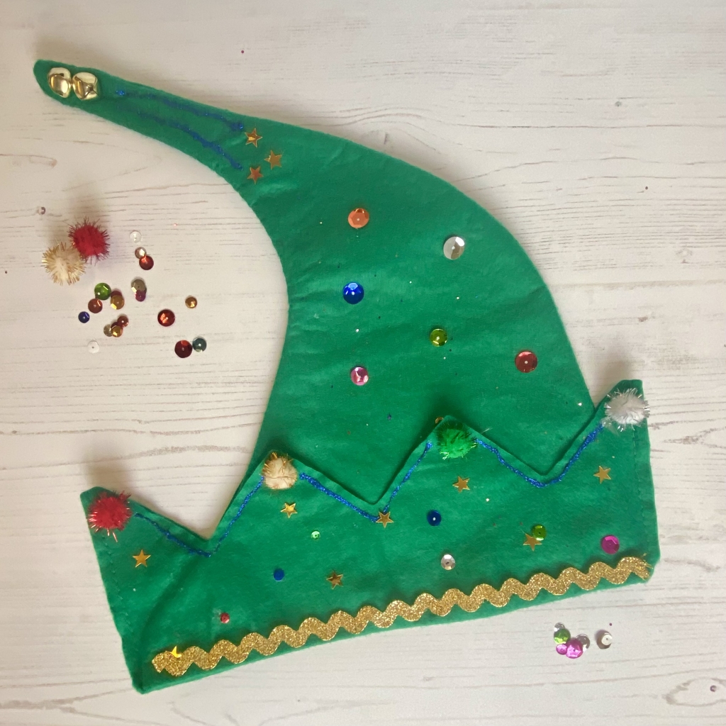 12/17/2021 | Take & Make Craft: Elf Hat Kit --FULL | Gleason Public Library