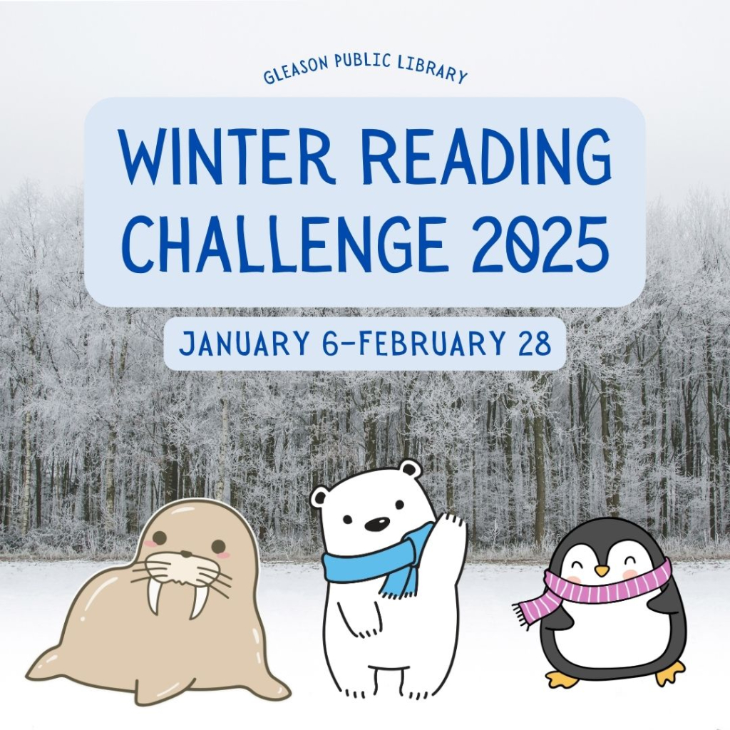 01/06/2025 | Winter Reading Challenge Begins | Gleason Public Library