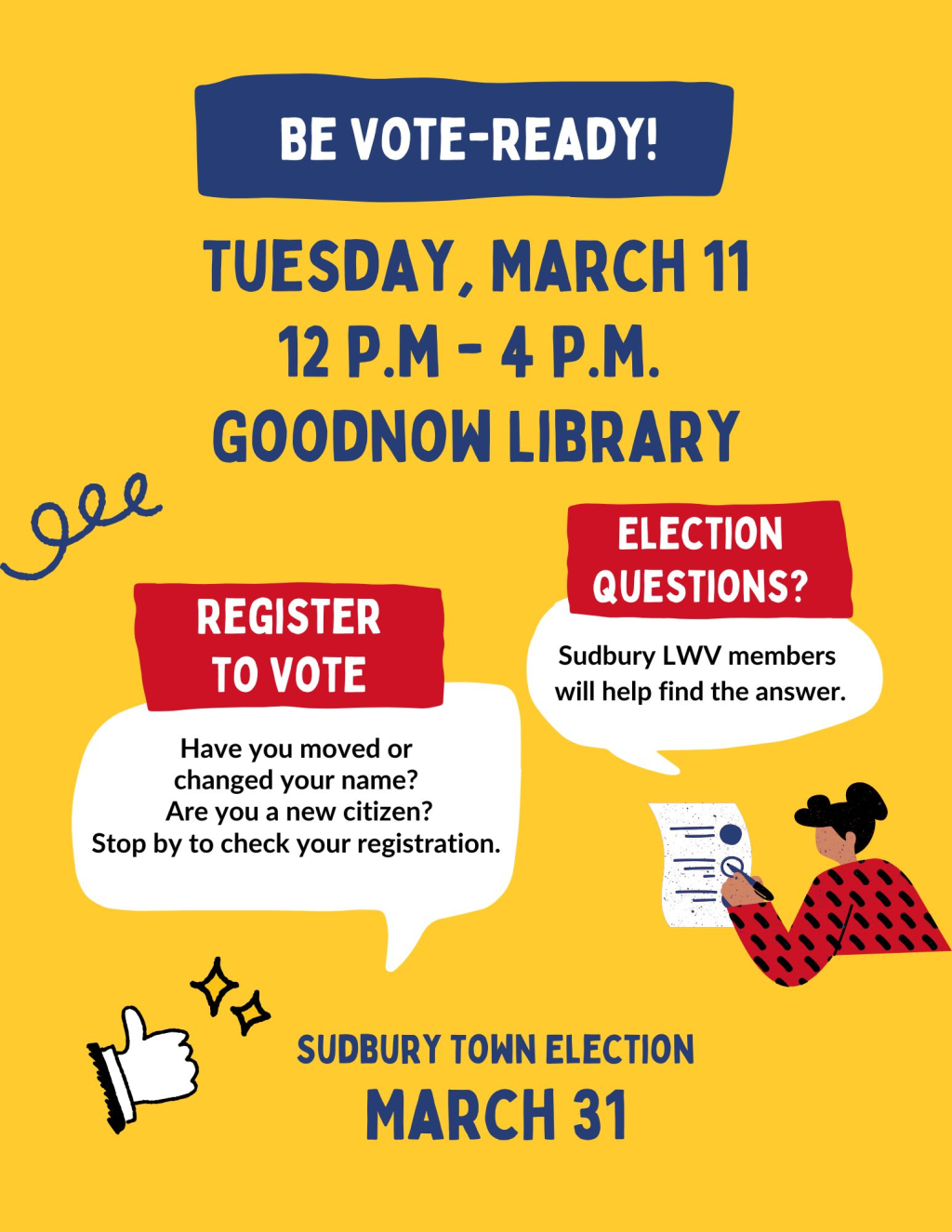 03/11/2025 | Voter Registration and Voter Information | Goodnow Library