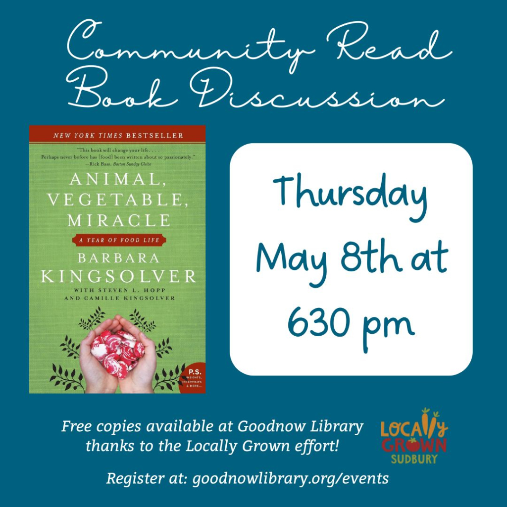 Thursday, May 8, 2025 | Community Read Book Discussion | Goodnow Library