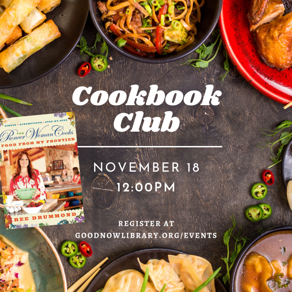 11/18/2022 | Cookbook Club | Goodnow Library