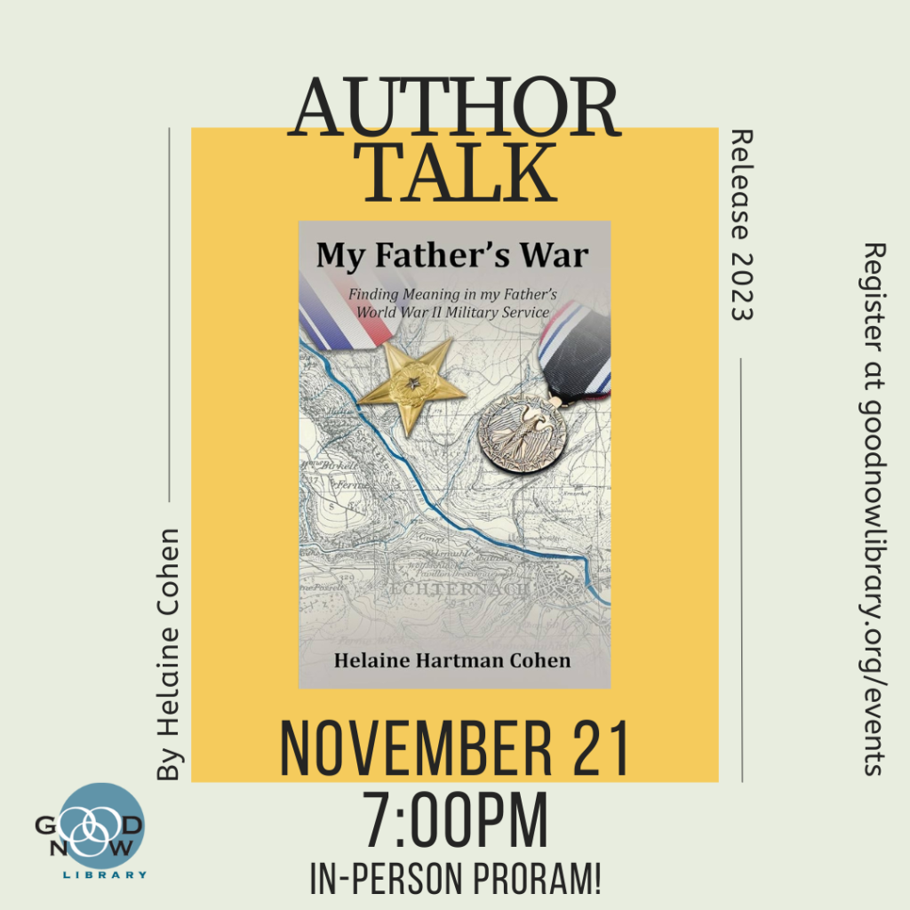 11/21/2024 | Author Talk- My Father's War: Finding Meaning in My Father ...