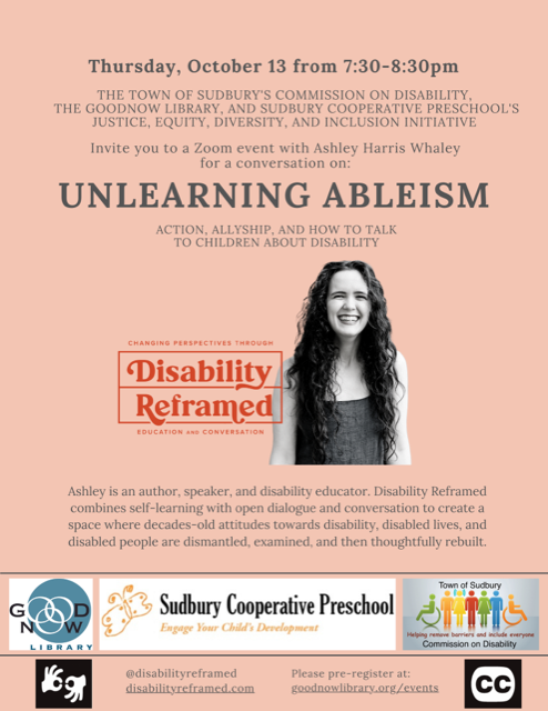 10/13/2022 | VIRTUAL SESSION: Unlearning Ableism: Action, Allyship ...