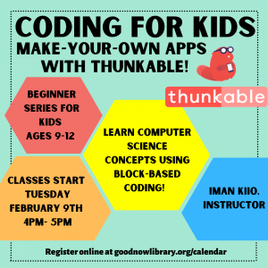 03/23/2021 | Coding for Kids: Make-your-own apps with Thunkable ...