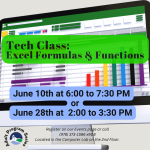 06/10/2025 | CANCELED - Tech Class: Excel Formulas & Functions | Haverhill Public Library