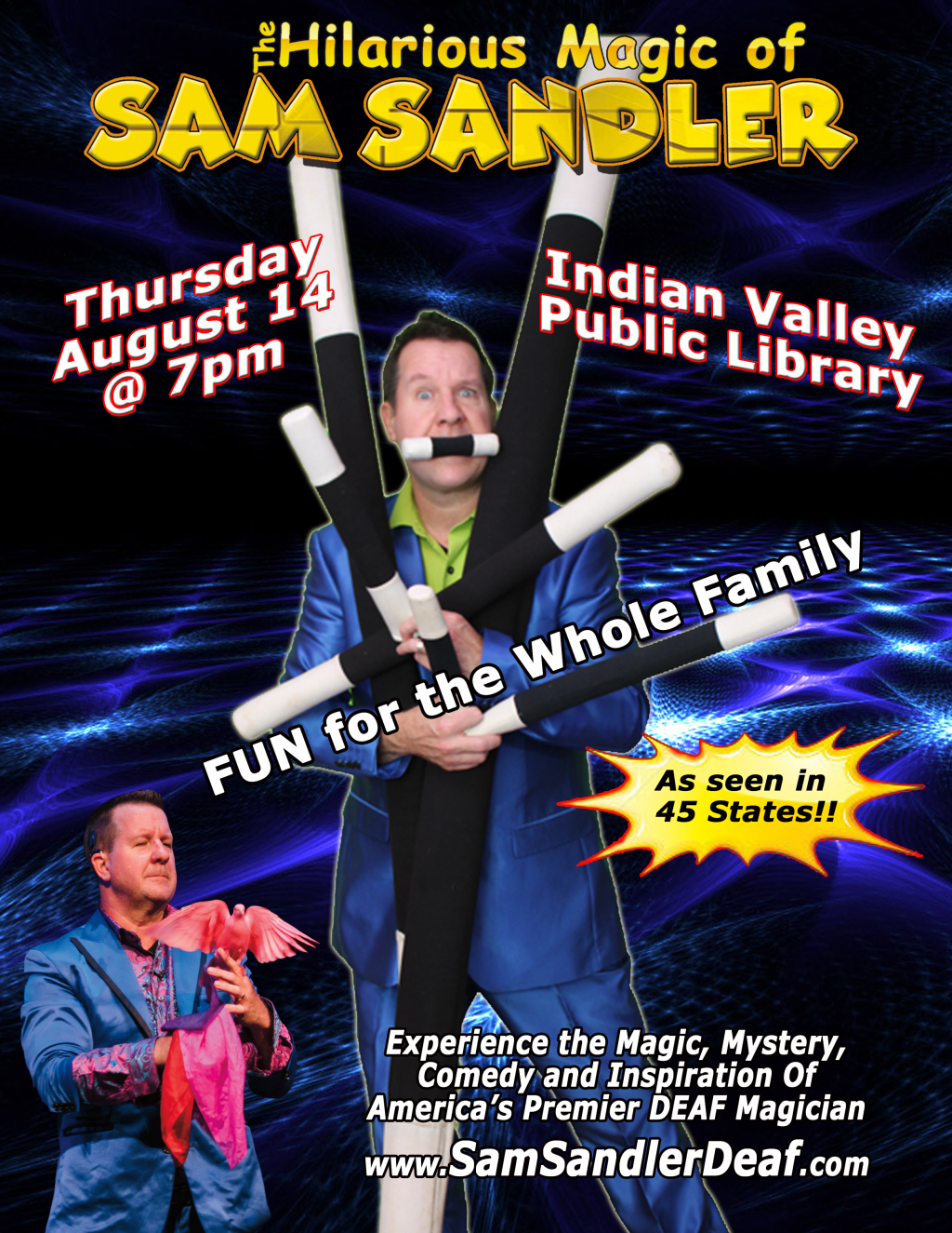 August 2025 Events | Indian Valley Public Library