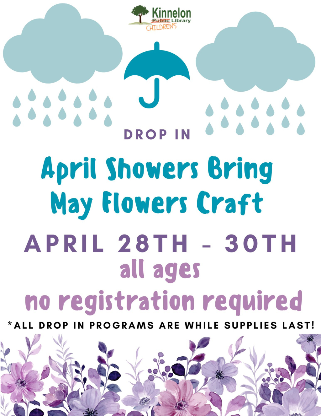 04/28/2025 | Drop In April Showers Craft: Children's Room | Kinnelon ...