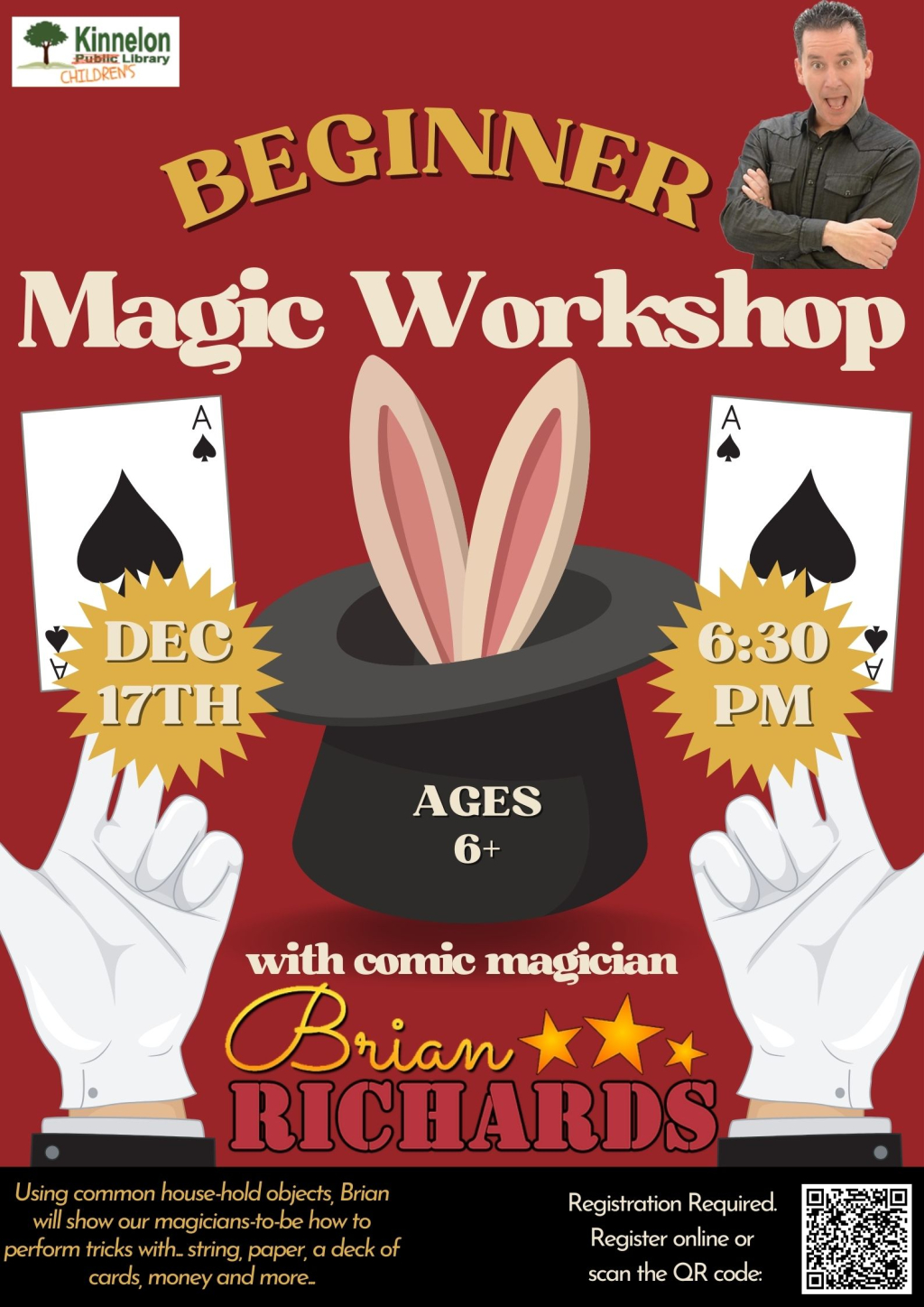 12/17/2024 | CANCELED - Brian Richards' Beginner Magic Workshop: RMS 1 ...