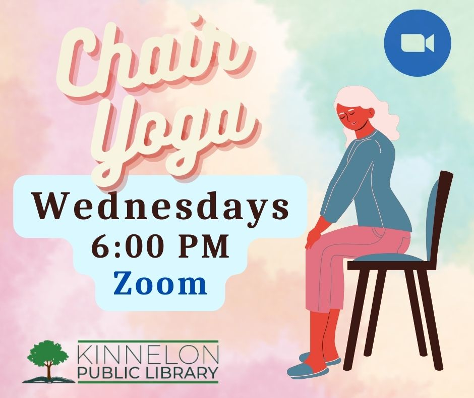 Wednesday, March 5, 2025 | Chair Yoga - Zoom | Kinnelon Public Library