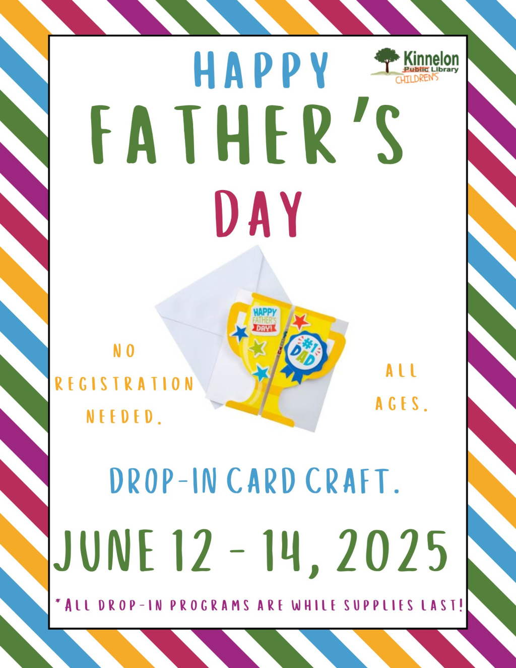 06/14/2025 | Drop-In Father's Day Card: Children's Room | Kinnelon ...