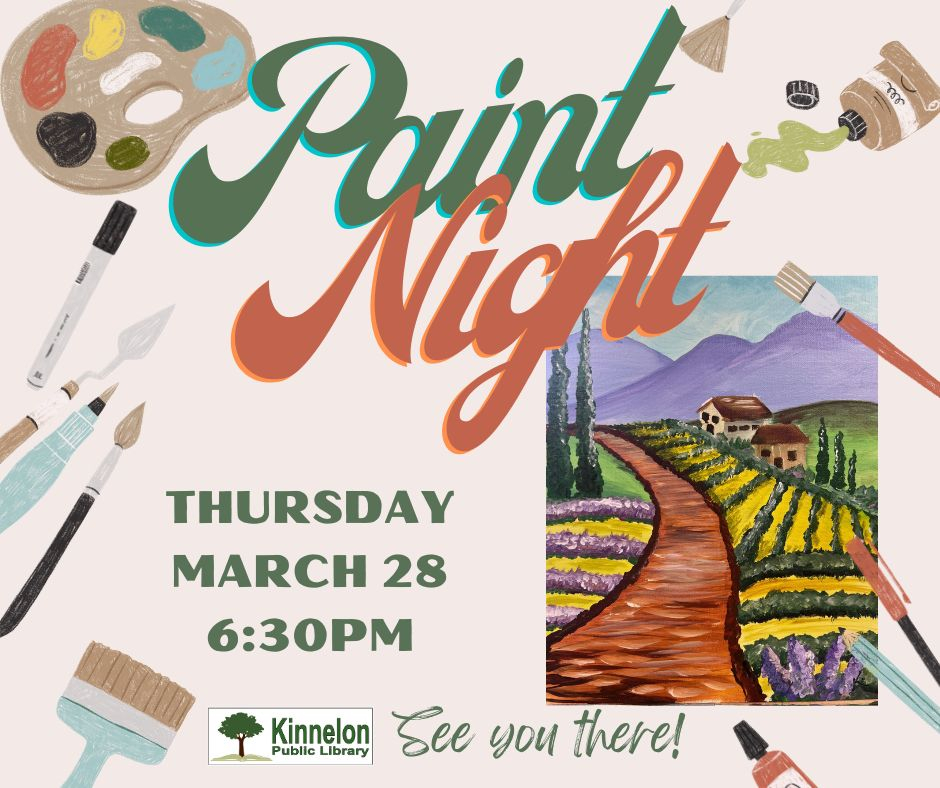 03/28/2024 | Tuscany Paint Night | Kinnelon Public Library