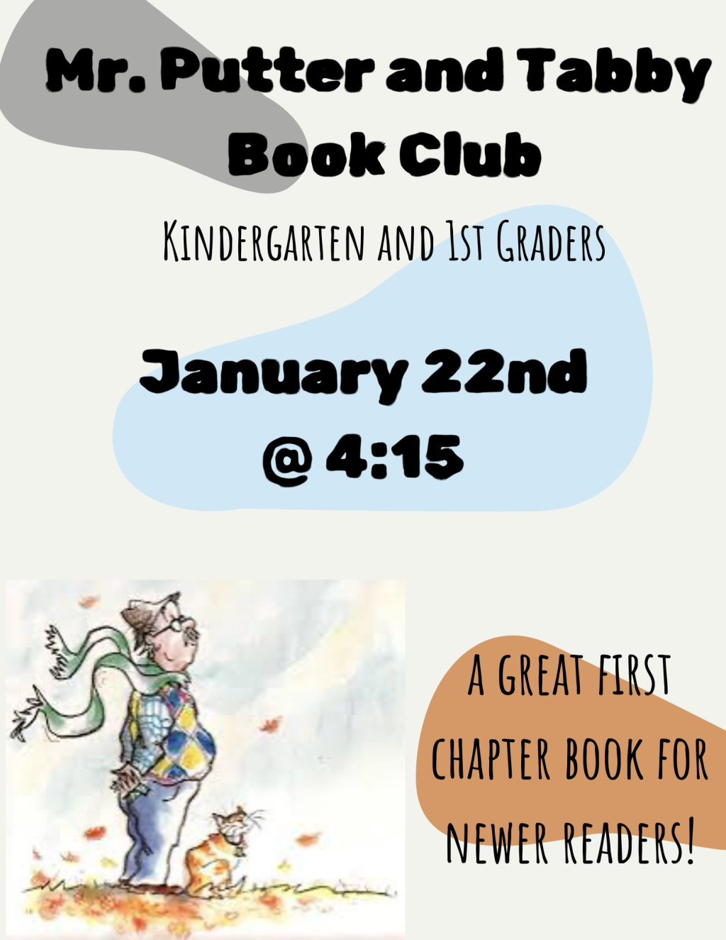 01/22/2025 | Mr. Putter & Tabby Book Club (K & 1st): RM 4 | Kinnelon ...