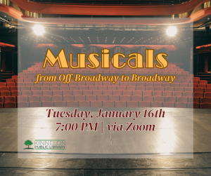 Tuesday, January 16, 2024 | Musicals: from Off-Broadway to Broadway ...
