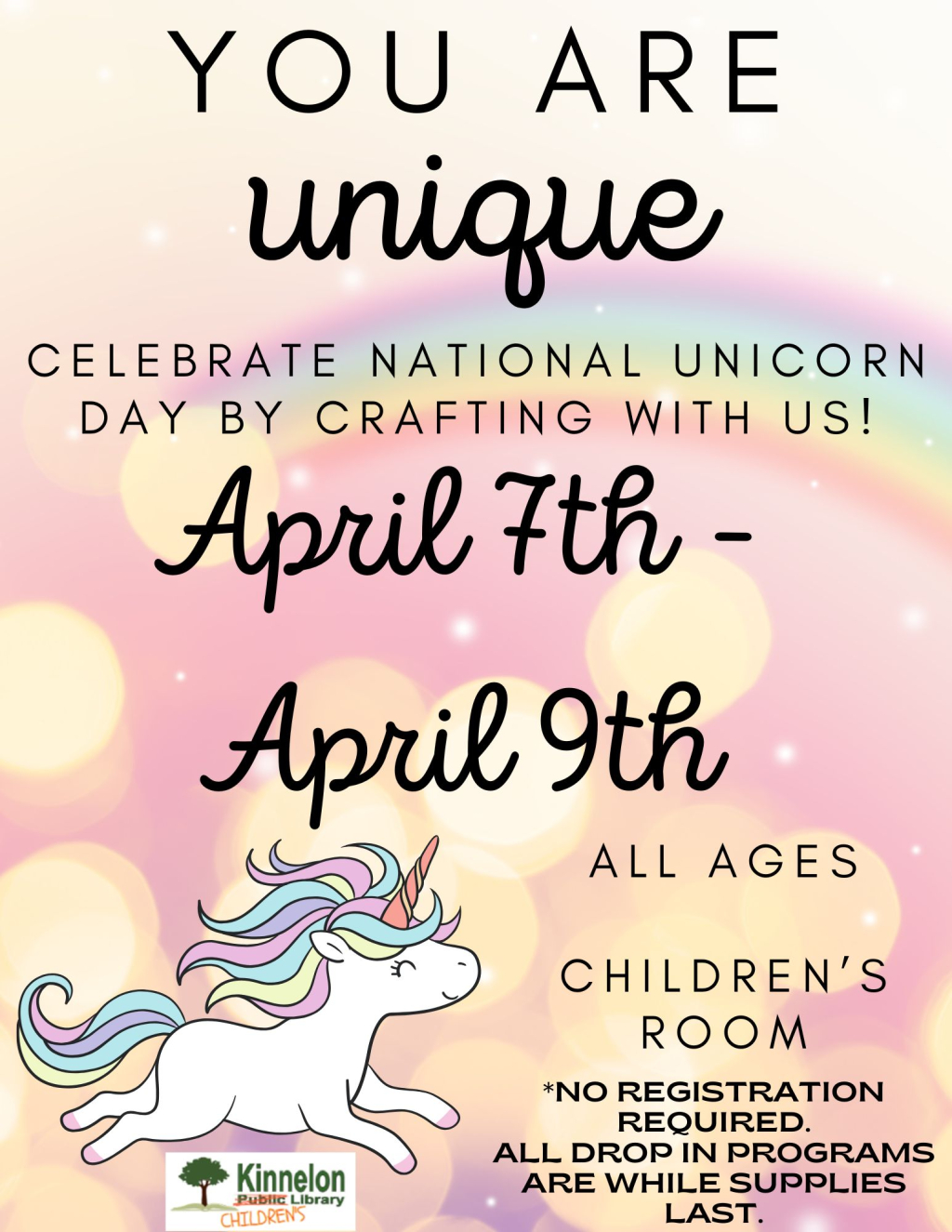 04/09/2025 | Drop-In National Unicorn Day Craft: Children's Room ...