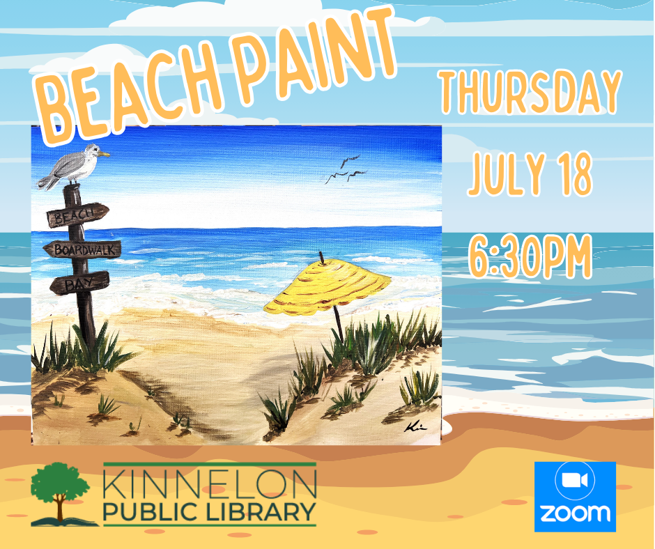 07/18/2024 | Beach Paint Night-Zoom | Kinnelon Public Library