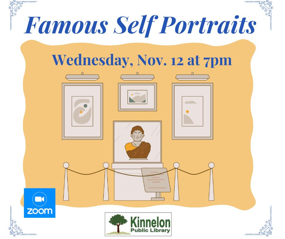 Wednesday, November 12, 2025 | Famous Self Portraits-Zoom | Kinnelon ...