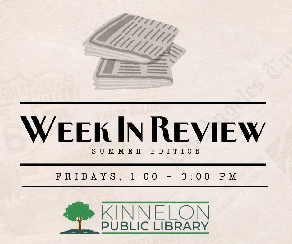 Friday, January 3, 2025 | Week in Review-RM3 | Kinnelon Public Library