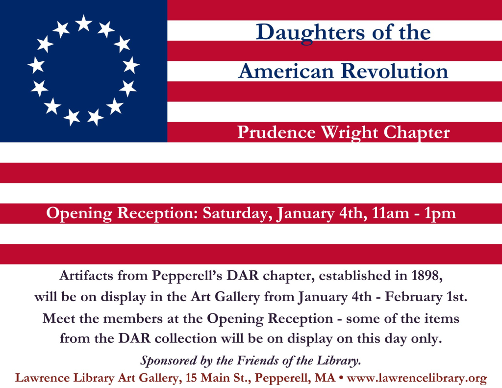 01/04/2025 | Reception for the DAR Exhibit | Lawrence Library