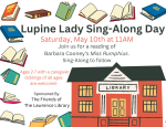 05/10/2025 | Lupine Lady Sing-Along Day | Lawrence Library