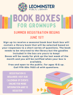 06/01/2025 | Summer Book Boxes for Grownups! | Leominster Public Library