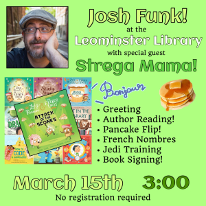 03/15/2025 | Author Visit: Josh Funk, Creator of Lady Pancake and Sir ...