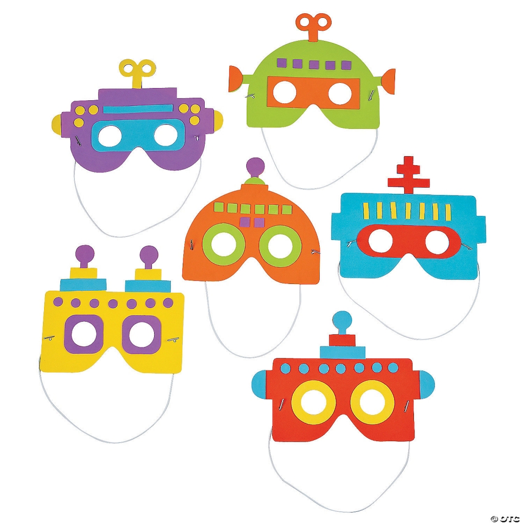 06/01/2021 | Craft Kits to Go: Robot Masks! | Leominster Public Library
