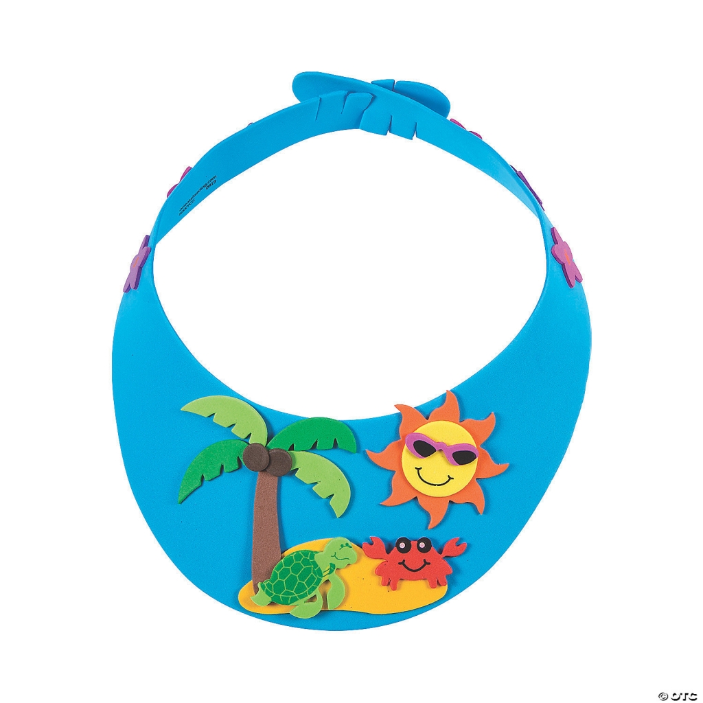 04/26/2021 | Craft Kits to Go: Tropical Visors! | Leominster Public Library