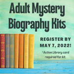 05/01/2022 | Mystery Biography Kit for Adults | Lunenburg Public Library