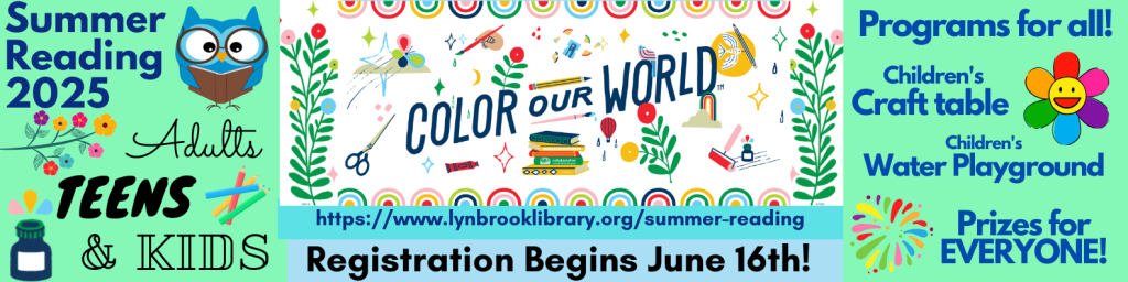 June 2025 Events | Lynbrook Public Library