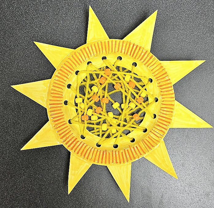 08/22/2023 | Beaded Paper Plate Sun Take-and-Make Craft Kit | Lyon ...